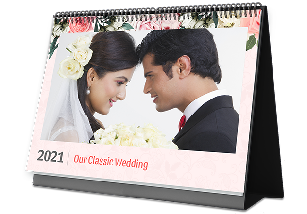 Classic Wedding Calendars | Personalized Photo Calendars - Picsy
