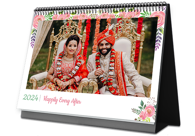 Wedding Photo Calendars | Personalized Photo Calendars - Picsy